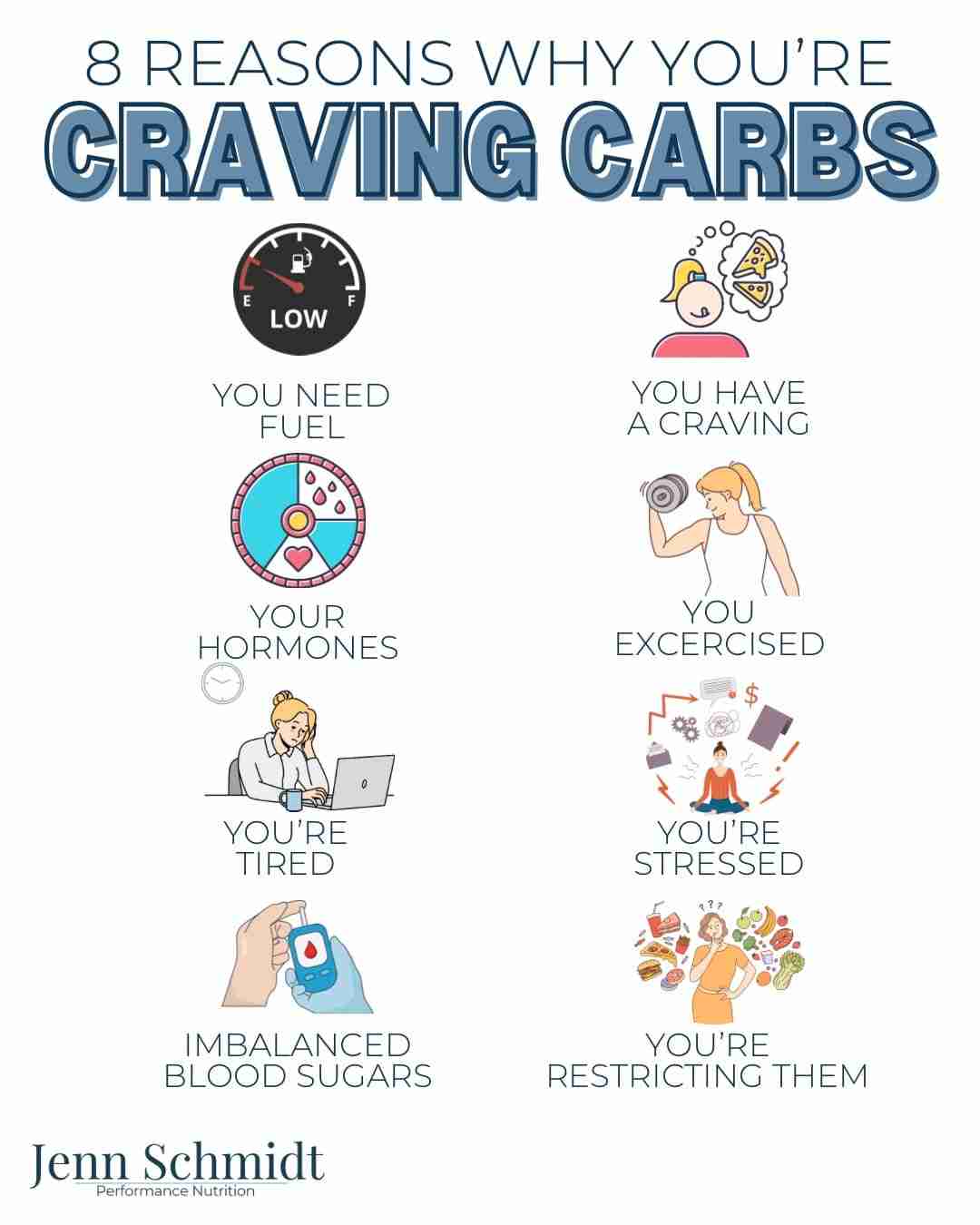 Why am I Craving Carbs? — 8 Common Reason — Jenn Fink, RDN